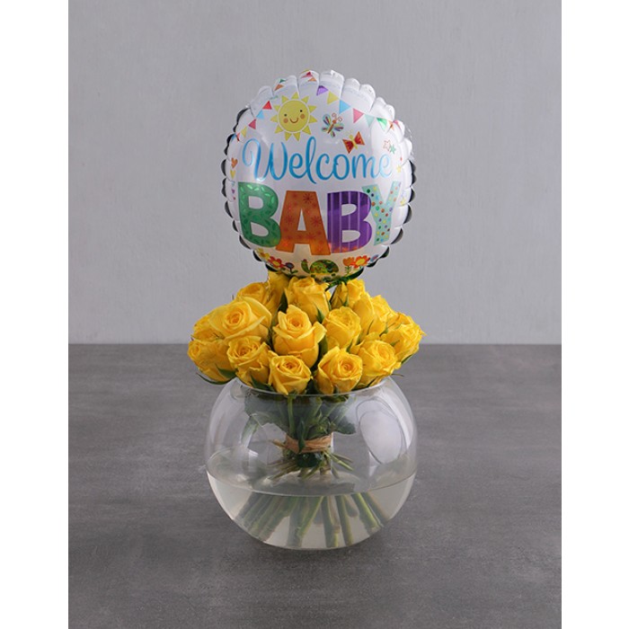 Flower Arrangement for a Baby Boy in South Africa | inMotion Flowers