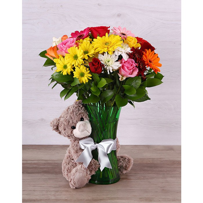 Bouncing Baby | New Baby Flower Arrangement | inMotion Flowers