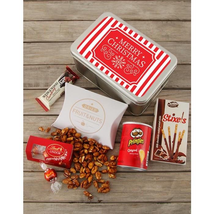 Christmas Snack Tin in South Africa | inMotion Flowers