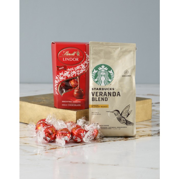 Coffee & Lindt Chocolate Hamper | South Africa | inMotion Flowers