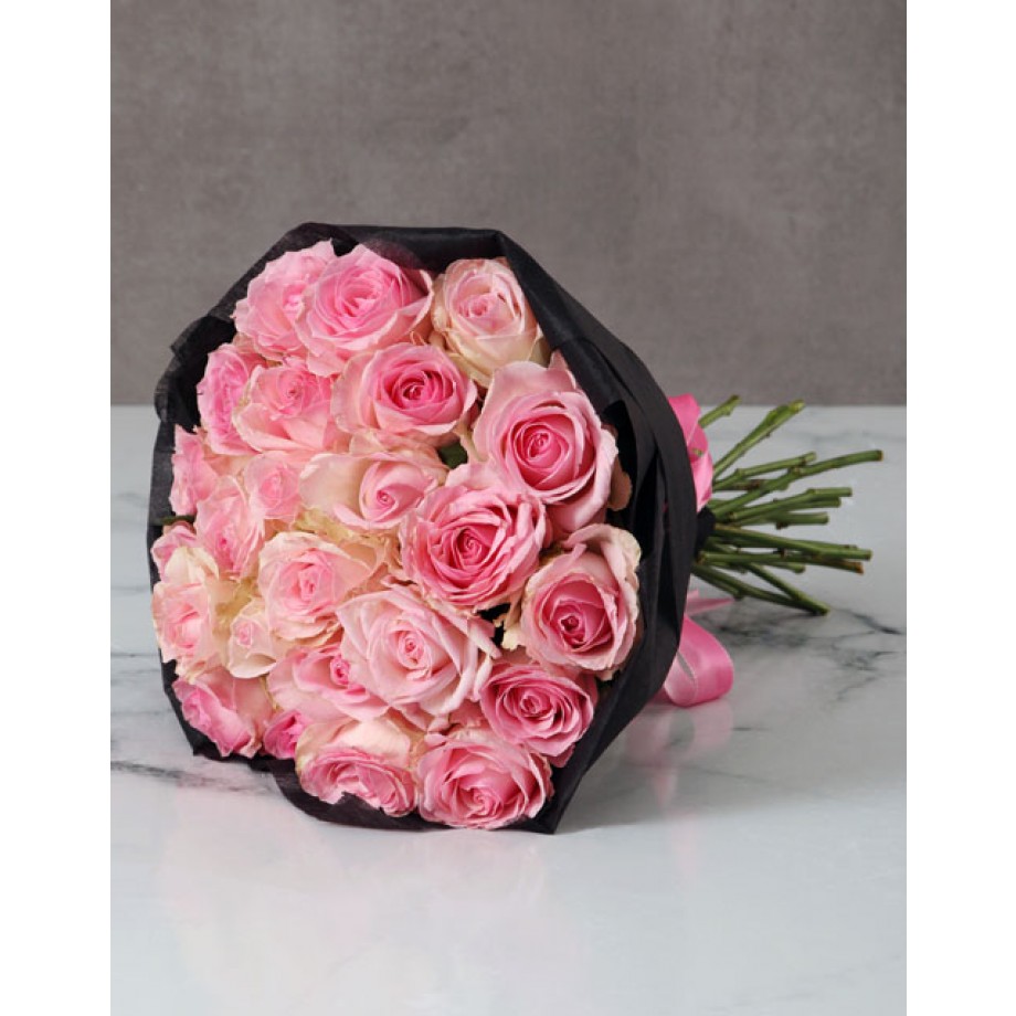 Pink Roses Valentines Day Send Blissful Pink Rose Valentine Flowers